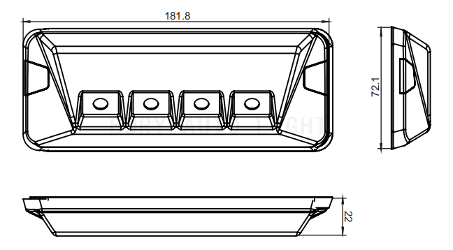 ECE R10 R23 LED Scene light/ Reversing light/Safety Work Light Product ...
